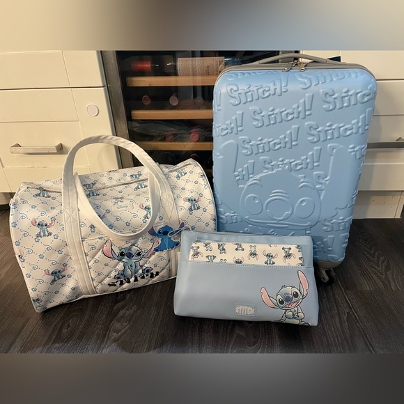 Disney | Bags | Nwt Disney Lilo And Stitch Carry On Luggage Weekender ...